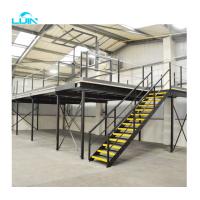 China Cold Rolled Steel Q235 Industrial Mezzanine Floors 500kgs Loading Capacity for sale
