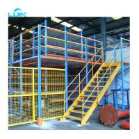 China Cold Rolled Steel Q235 Industrial Mezzanine Floors 500kgs Loading Capacity for sale