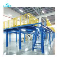 China 2000kgs Loading Industrial Mezzanine Floors Steel Platform Multi Tier Racking for sale