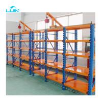 China Adjustable Steel Factory Price Super Market Shelves Storage Heavy Duty Drawer Mold Rack for sale