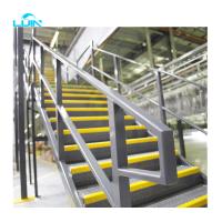 China Integrated Stationary Warehouse Storage Racking System Mezzanine Platform with Steel Stair for sale