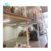 China Integrated Stationary Warehouse Storage Racking System Mezzanine Platform with Steel Stair for sale
