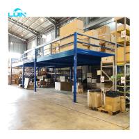 China Integrated Stationary Warehouse Storage Racking System Mezzanine Platform with Steel Stair for sale