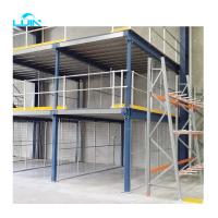 China Strong Load Capacity Steel StructurePlatform, Durable Pallet Rack Supported Mezzanine Floor for sale