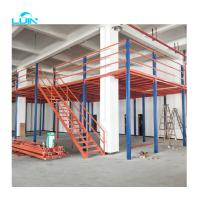 China Strong Load Capacity Steel StructurePlatform, Durable Pallet Rack Supported Mezzanine Floor for sale
