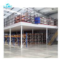 China Multi Level Design Warehouse Storage Steel Q235B Mezzanine Flooring Racking Systems for sale