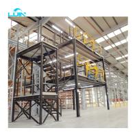 China Multi Level Design Warehouse Storage Steel Q235B Mezzanine Flooring Racking Systems for sale