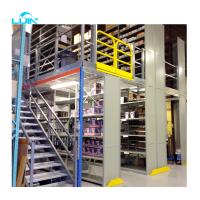 China 2-3 Levels Heavy Duty Mezzanine Racking, Steel Mezzanine Floor Warehouse Shelf Platform for sale