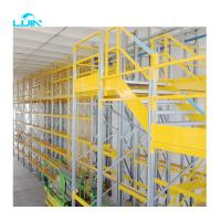 China 2-3 Levels Heavy Duty Mezzanine Racking, Steel Mezzanine Floor Warehouse Shelf Platform for sale