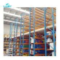 China 2-3 Levels Heavy Duty Mezzanine Racking, Steel Mezzanine Floor Warehouse Shelf Platform for sale