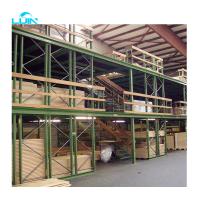 China 2-3 Levels Heavy Duty Mezzanine Racking, Steel Mezzanine Floor Warehouse Shelf Platform for sale