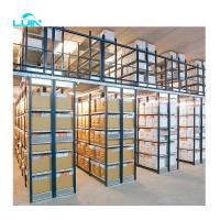 China Custom Supported Industrial Grating Cold Storage Steel Mezzanine Shelving Floor Racking for sale