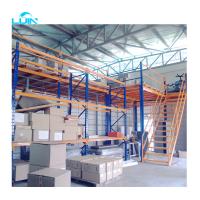 China Custom Supported Industrial Grating Cold Storage Steel Mezzanine Shelving Floor Racking for sale