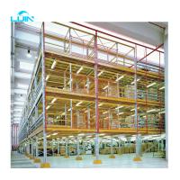 China Custom Supported Industrial Grating Cold Storage Steel Mezzanine Shelving Floor Racking for sale