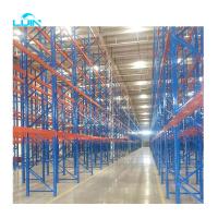 China Industrial Overhead Storage Warehouse Rack Stainless Steel 1-2.5mm Depth for sale