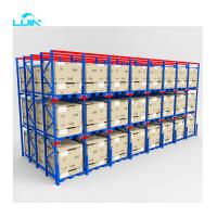 China High Density Heavy Duty Pallet Racking System 800kg-4000kg/ layer Capacity for sale