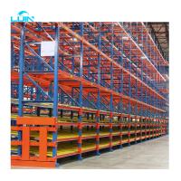 China High Density Heavy Duty Pallet Racking System 800kg-4000kg/ layer Capacity for sale