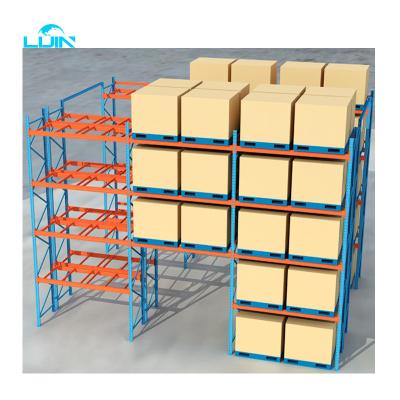 China Steel Warehouse Heavy Duty Pallet Racking System Storage Shelves Stacking Racks for sale