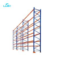 China Storage Steel Selective Warehouse Industrial Single Pallet Rack for sale