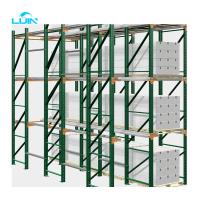 China Heavy Duty Push Back Shelf Racking Drive In Pallet Roller Rack System For Warehouse for sale