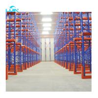 China Heavy Duty Shelving Drive In Drive Through Racking System 1.5-2.5mm Depth for sale