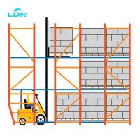 China Heavy Duty Beam Shelving Rack / Warehouse Storage Selective Pallet Racking for sale