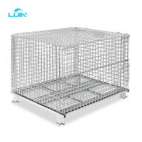 China Heavy Duty Steel High Capacity Wire Storage Cages Rust Protection for sale