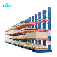China Steel Industrial Racking System Plywood Heavy Duty Cantilever Racking For Shop for sale