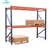 China Q235 Heavy Duty Storage Racks Wooden Etagere Storage Longspan Shelving for sale