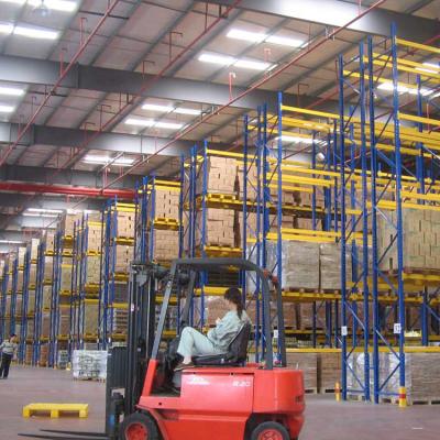 China Heavy Duty Adjustable Stackable Steel Pallet Racking 4 Tons / Layer for sale