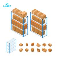 China Customized Bolt Warehouse Racking Systems Stackable Metal Pallet Storage Shelf for sale