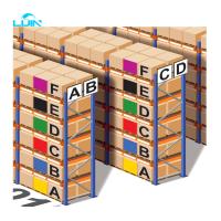 China Customized Bolt Warehouse Racking Systems Stackable Metal Pallet Storage Shelf for sale