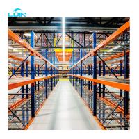 China Customized Bolt Warehouse Racking Systems Stackable Metal Pallet Storage Shelf for sale