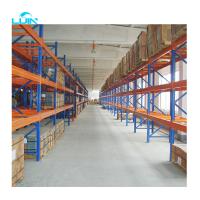 China Custom Industrial Storage Rack Steel Adjustable Single Deep Pallet Rack Shelving for sale