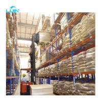 China Custom Industrial Storage Rack Steel Adjustable Single Deep Pallet Rack Shelving for sale