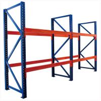 China 8000kg / Level Heavy Duty Rivet Shelving Beam Pallet Rack for sale