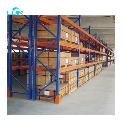 China 25000kg Loading Adjustable Iron Industrial Storage Rack For Factory for sale