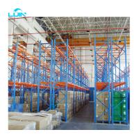 China 800KG / Pallet Industrial Storage Rack Warehouse Storage Stairs Shelves Boltless Unit for sale
