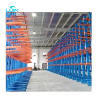 China Double Side Based Cantilever Storage Racks Selective Metal Shelving With Iron Tube for sale