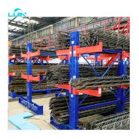 China Double Side Based Cantilever Storage Racks Selective Metal Shelving With Iron Tube for sale