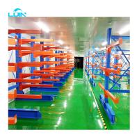 China 500Kg Cantilever Storage Racks Heavy Duty Steel Industrial Tube Hanging for sale