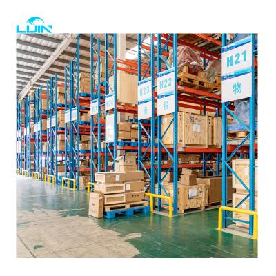 China Steel Logistics Transportation Warehouse Pallet Rack Systems 6000mm Height for sale