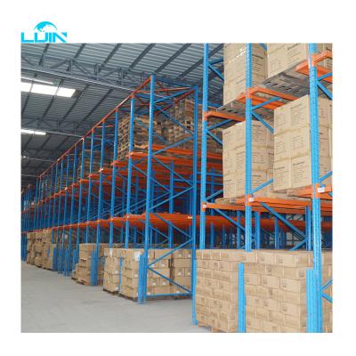 China Storage 4000kg / Level Racking System Drive In Rack Out Storage Style Estanterias Metalicas Shelves For Warehouse for sale