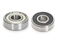 China Wear Resistant Industrial Ball Bearings 15x42x13 6302-2RS Bearing With Rubber Seals for sale