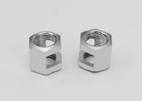 China GB6178 Side Hexagon Slotted Nut Iron Hex Slotted Nut For Lighting Fixtures / Furniture for sale