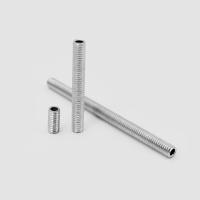 China Carbon Steel Threaded Connector Nut DIN976 Fully Threaded Pipe For Lighting / Furniture for sale