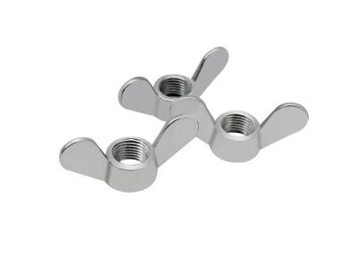 China Zinc Alloy Wing Nuts And Bolts GB62 Standard Wing Nut Screw For Fastening Needs for sale
