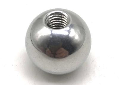 China M4 Steel Threaded Balls Customized Carbon Steel Sphere For Industrial / DIY /Electronics for sale