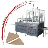 China 3kw/h ZF-B Automatic Burger Disposable Paper Pizza Box Making Machine for sale