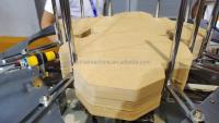 China 3kw/h ZF-B Automatic Burger Disposable Paper Pizza Box Making Machine for sale